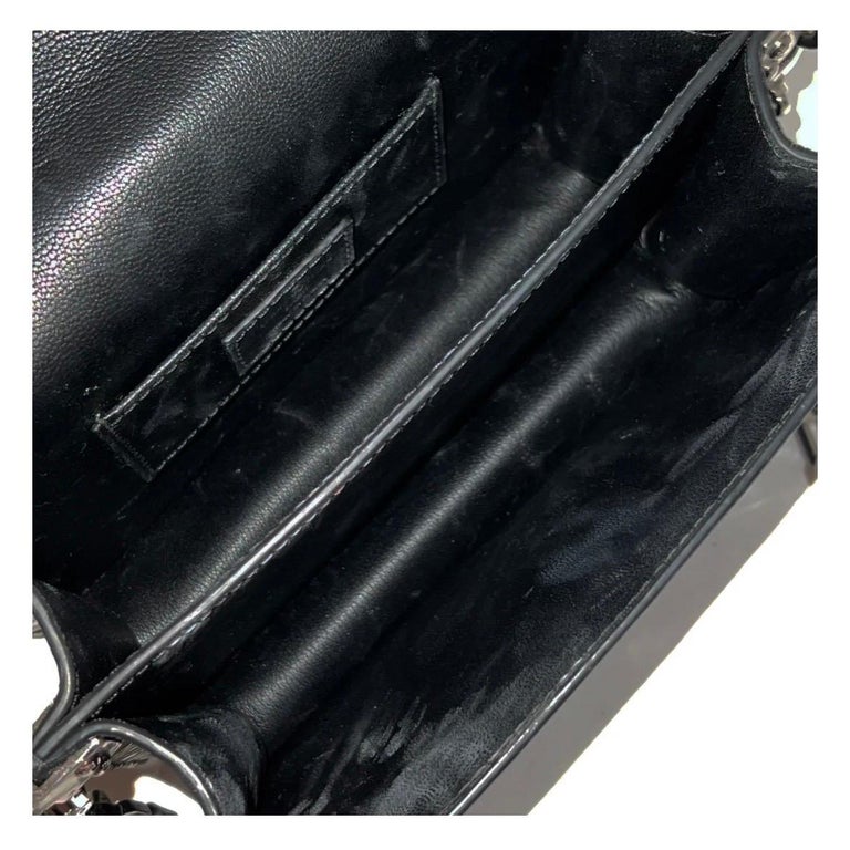 Louis Vuitton Black Matte Alligator Mini Dauphine Bag For Sale at 1stDibs
