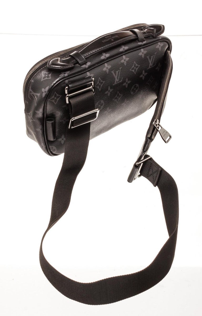 Louis Vuitton Black Monogram Bumbag Explorer Shoulder Bag For Sale at ...