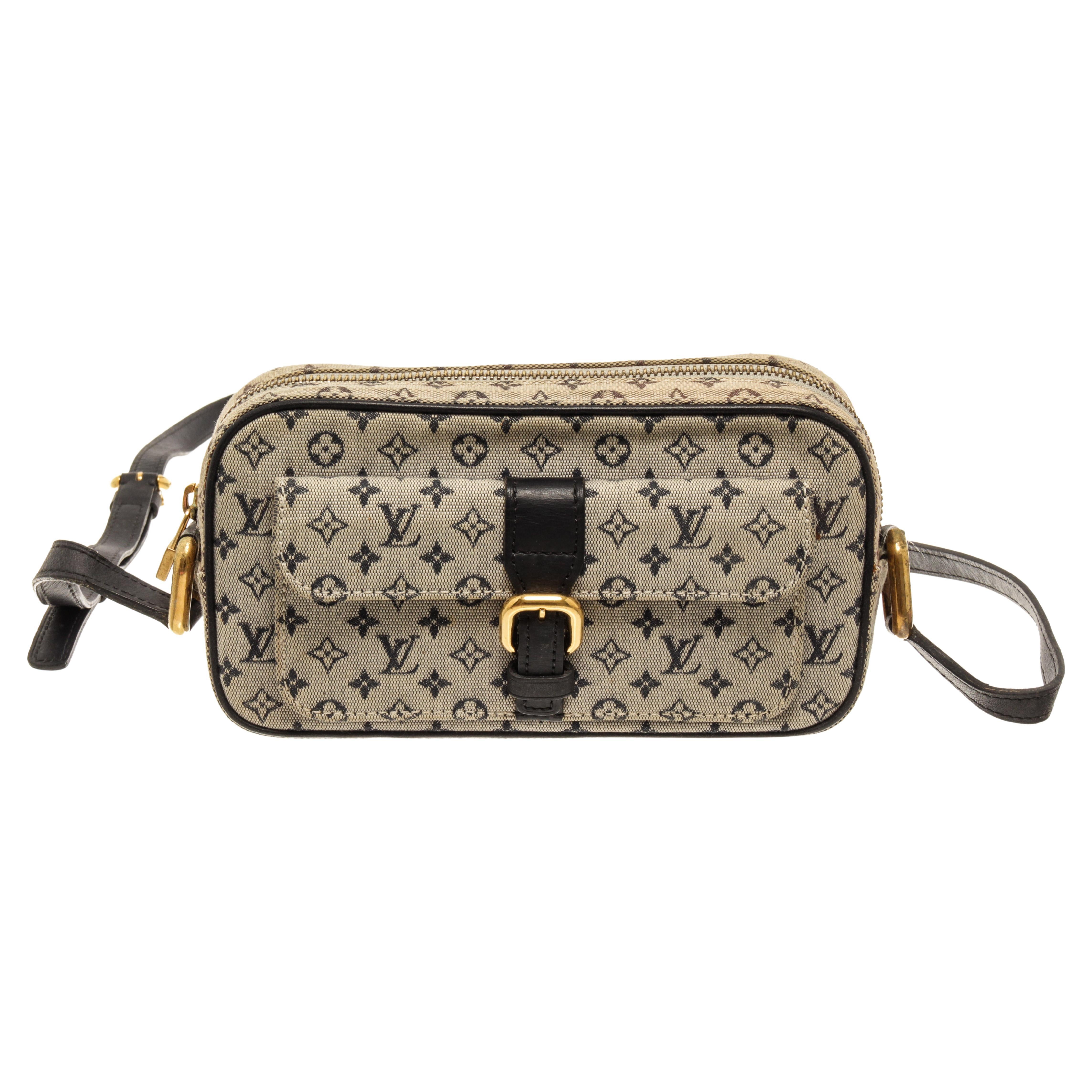 Louis Vuitton Black Monogram Canvas Juliette Shoulder Bag at 1stDibs