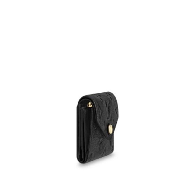 Louis Vuitton Black Monogram Empreinte Leather Zoé Wallet For Sale at ...