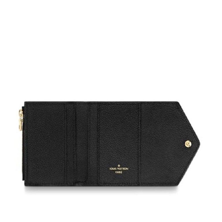 Louis Vuitton Black Monogram Empreinte Leather Zoé Wallet For Sale at ...