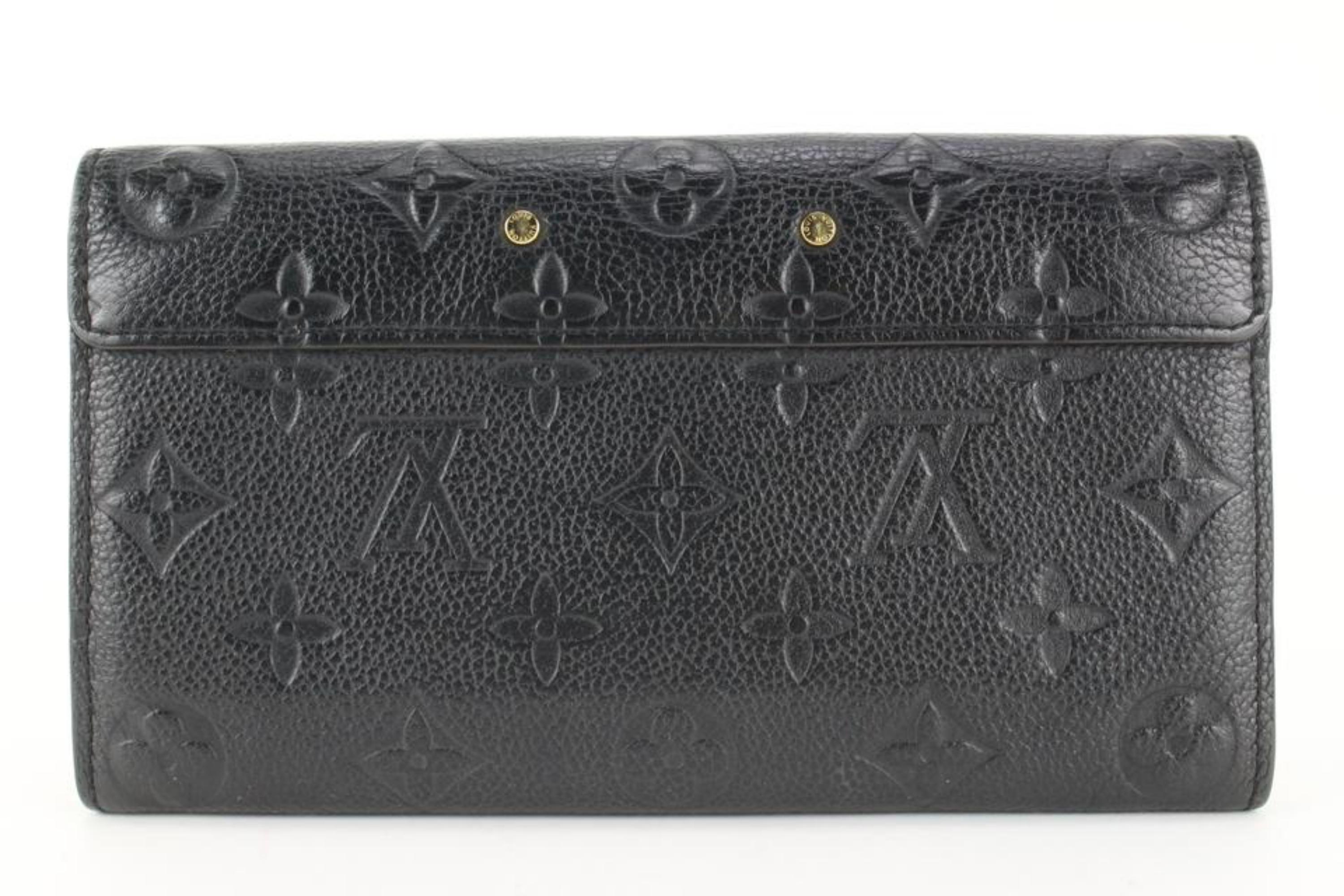 Louis Vuitton Black Monogram Empreinte Metis Wallet 1LVJ1013 at 1stDibs