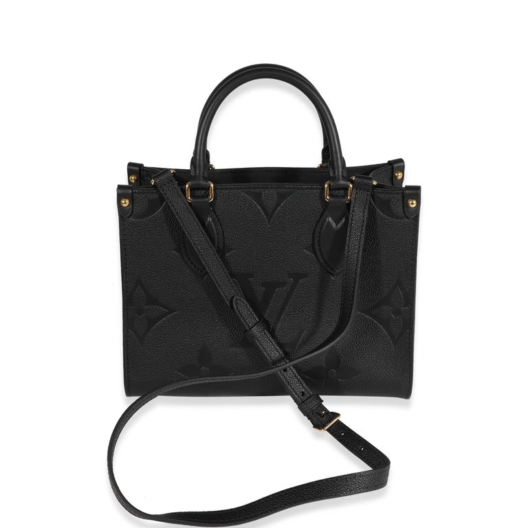 Louis Vuitton Black Monogram Empreinte Onthego PM For Sale at 1stDibs