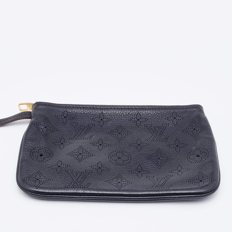 Louis Vuitton Black Monogram Mahina Leather Selene MM Bag For Sale at ...
