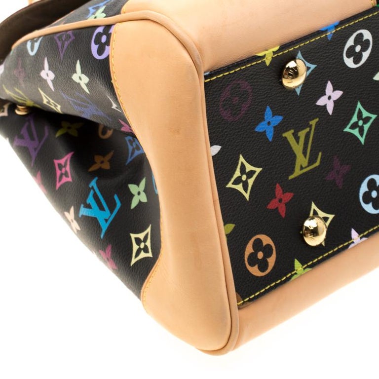 Louis Vuitton Black Monogram Multicolore Canvas Beverly GM Bag For Sale ...