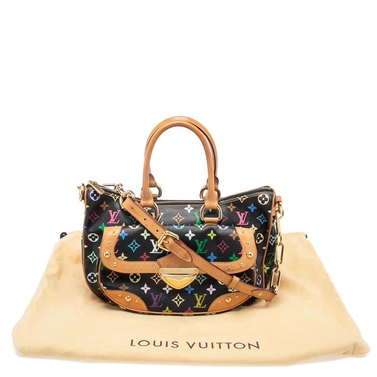 Louis Vuitton Black Monogram Multicolore Canvas Rita Bag at 1stDibs
