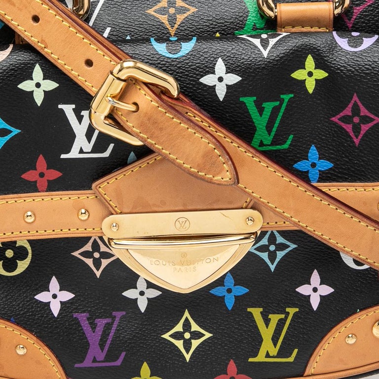 Louis Vuitton Black Monogram Multicolore Canvas Rita Bag at 1stDibs