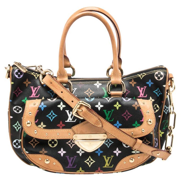 Louis Vuitton Black Monogram Multicolore Canvas Rita Bag at 1stDibs