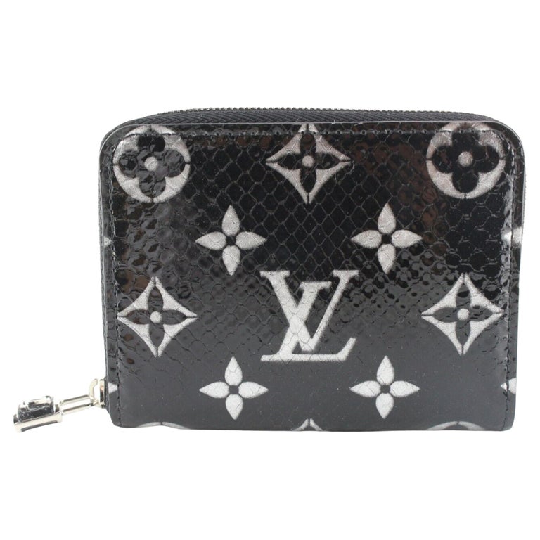 Louis Vuitton Black Monogram Python Zippy Coin Purse Padlock 2LK0223 ...
