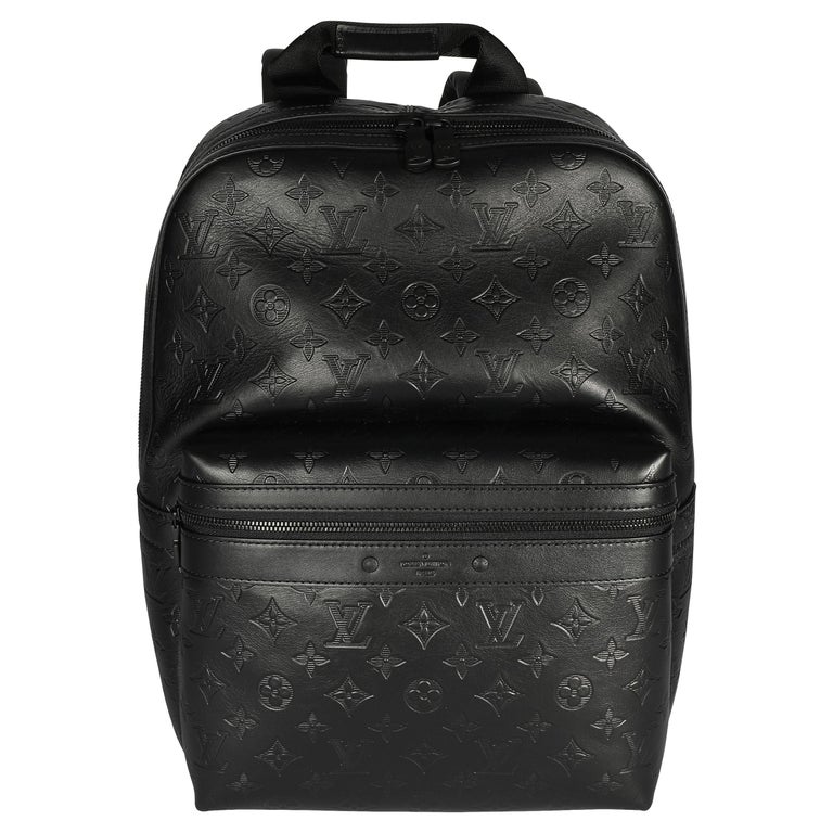 Louis Vuitton Black Monogram Shadow Leather Sprinter Backpack For Sale ...