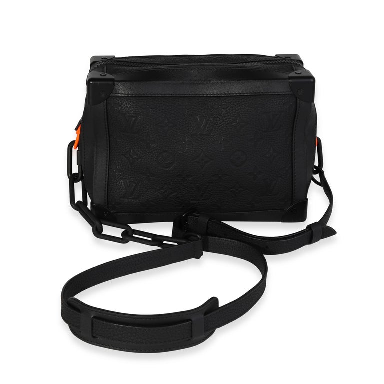 Louis Vuitton Black Monogram Taurillon Solar Ray Soft Trunk For Sale at ...