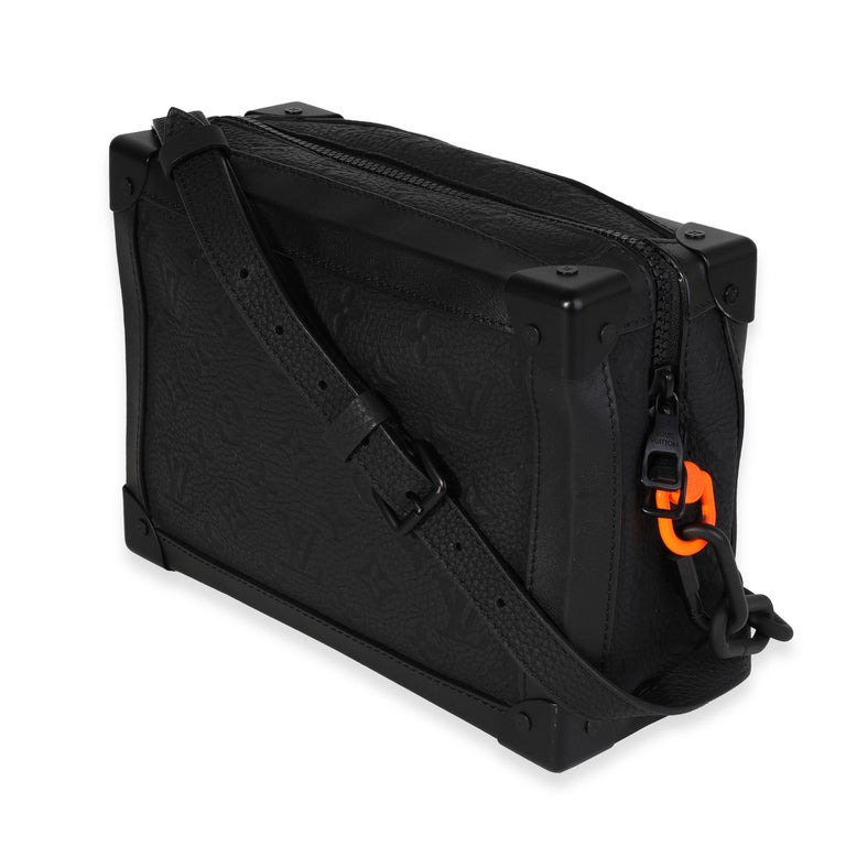 Louis Vuitton Black Monogram Taurillon Solar Ray Soft Trunk For Sale at ...