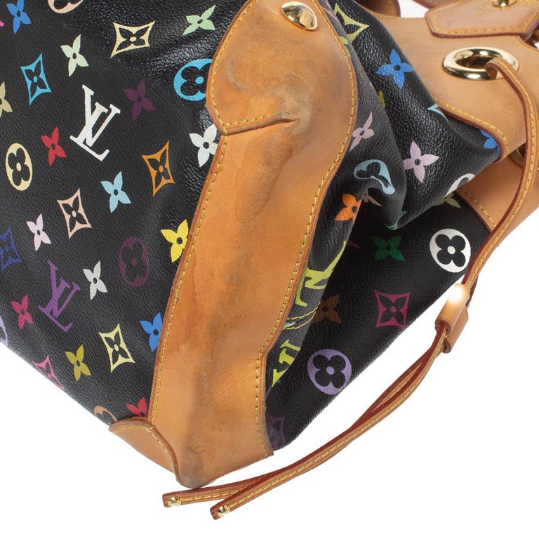 Louis Vuitton Black Multicolor Monogram Canvas Ursula Bag at 1stDibs ...