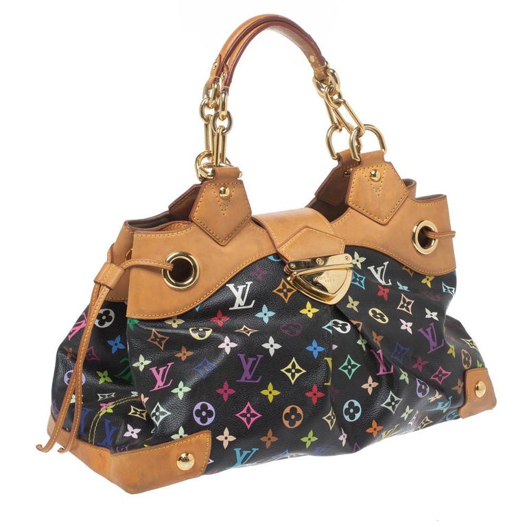 Louis Vuitton Black Multicolor Monogram Canvas Ursula Bag at 1stDibs ...