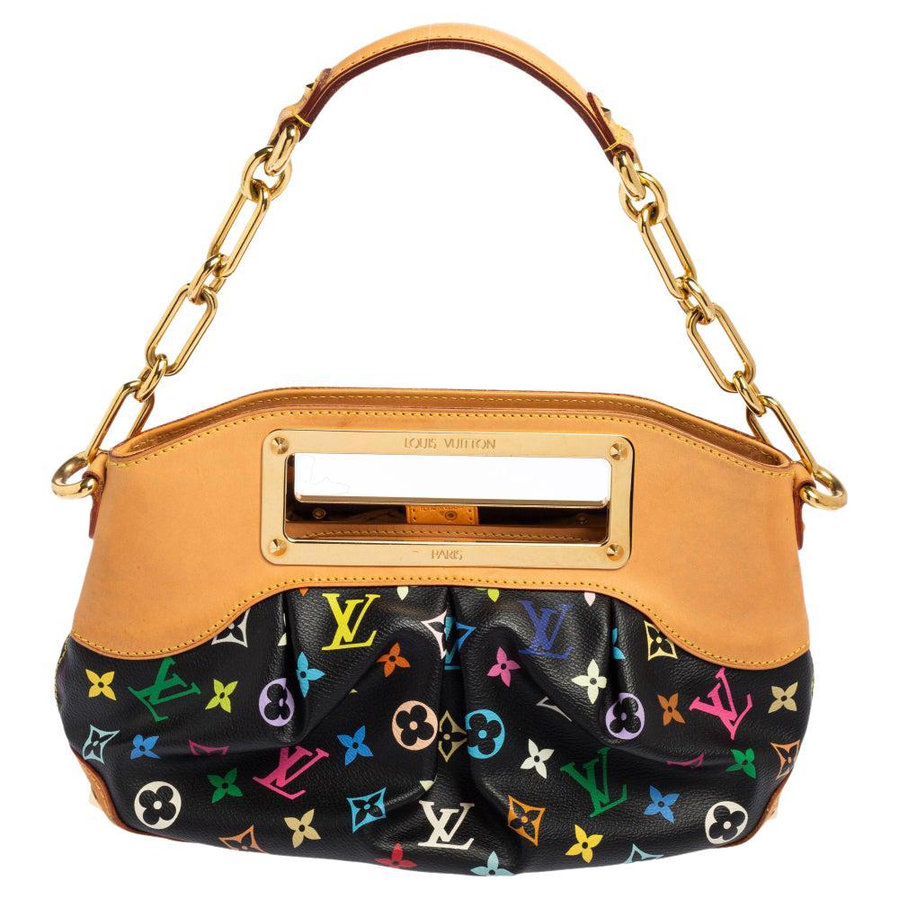Louis Vuitton Black Multicolor Monogram Canvas Rita Bag at 1stDibs
