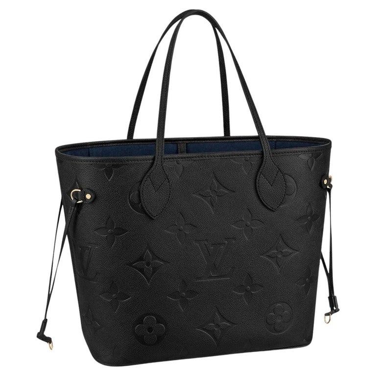 Louis Vuitton Black Neverfull MM tote bag For Sale at 1stDibs