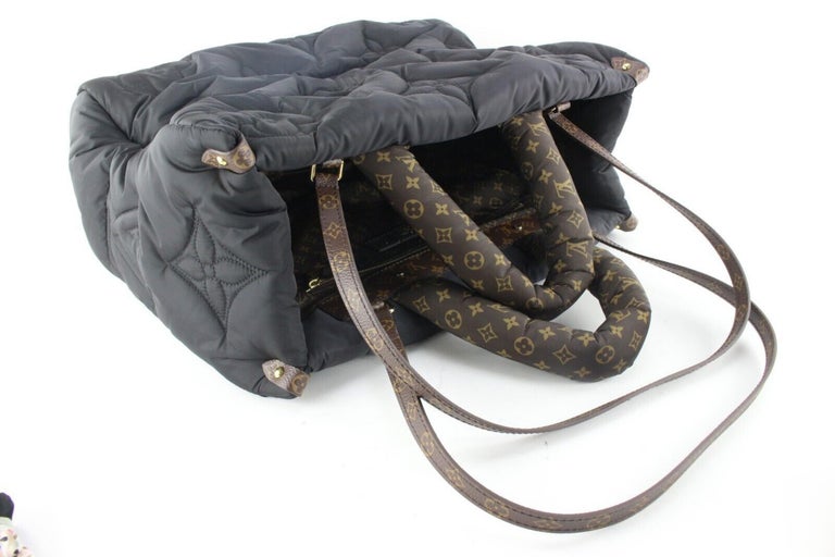 Louis Vuitton Black Puffer Monogram Pillow Onthego GM 2way 5LV0509 For ...