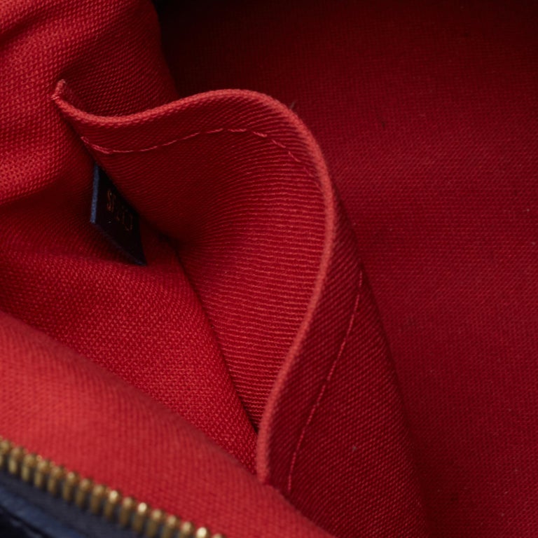 Louis Vuitton Bleu Infini Empreinte Leather Vosges MM Bag at 1stDibs