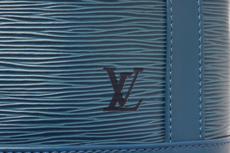 Louis Vuitton Blue Epi Leather Randonnee PM Backpack For Sale at 1stDibs