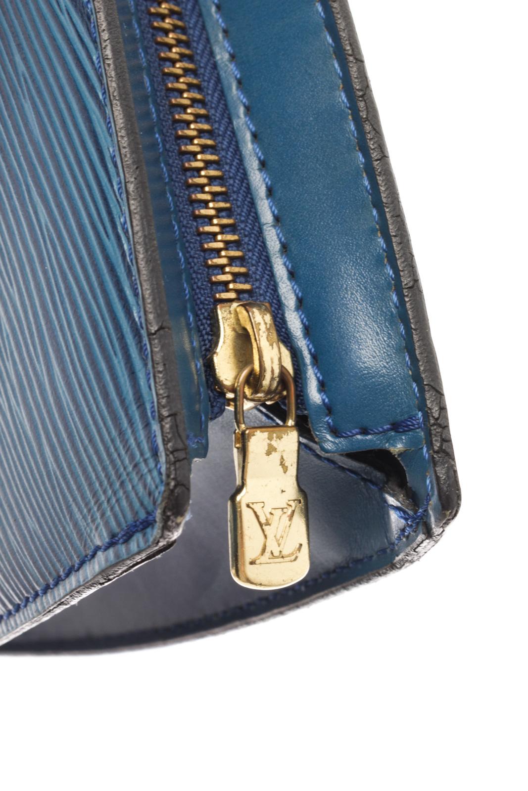 Louis Vuitton Blue Epi Leather Saint Jacques PM Tote Bag at 1stDibs