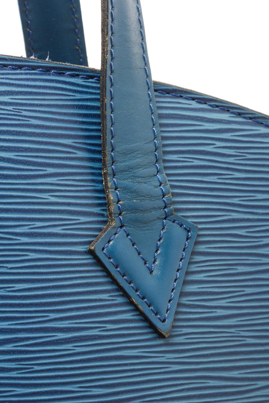 Louis Vuitton Blue Epi Leather Saint Jacques PM Tote Bag at 1stDibs