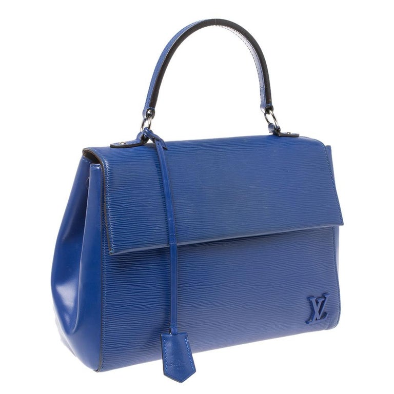 Louis Vuitton Blueberry Epi Leather Cluny MM Bag at 1stDibs