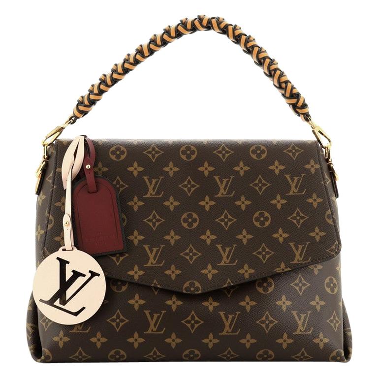 Louis Vuitton Braided Handle Beaubourg Handbag Monogram Canvas MM at ...