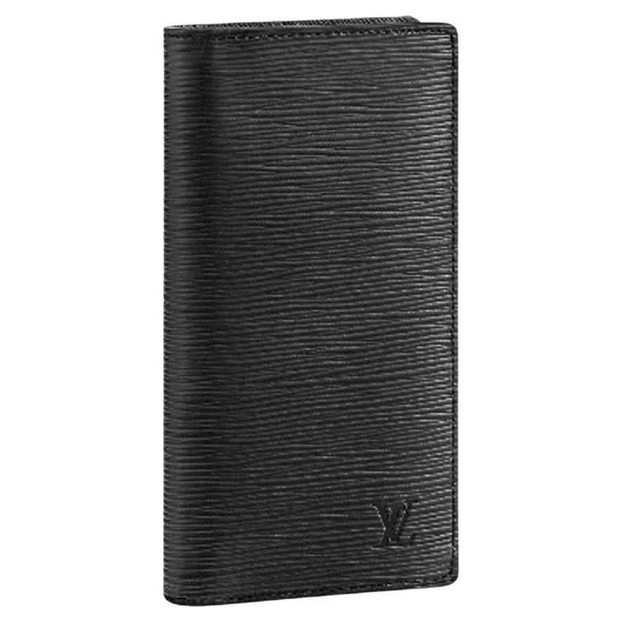 Louis Vuitton Brazza Wallet Epi Leather Black For Sale at 1stDibs