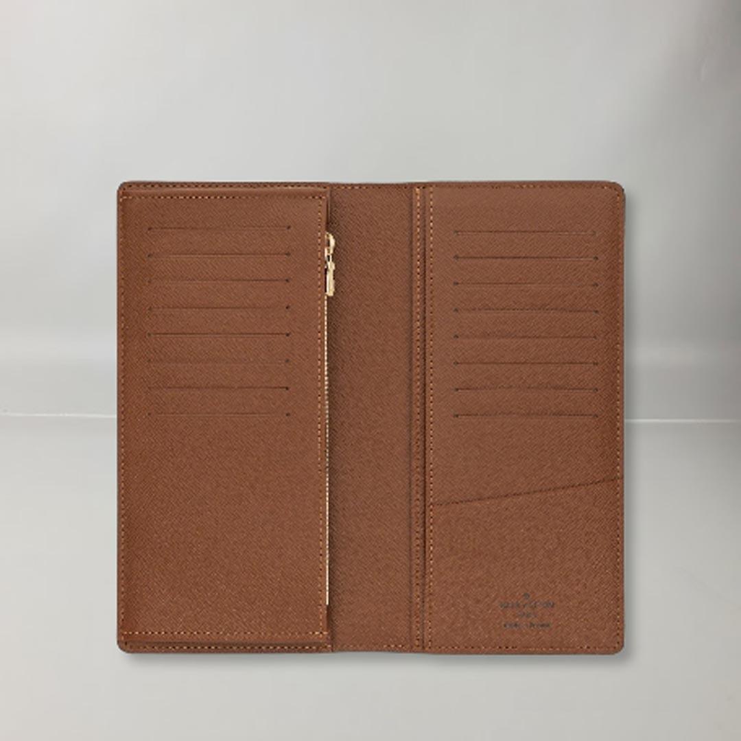 Louis Vuitton Brazza Wallet Monogram Canvas For Sale at 1stDibs