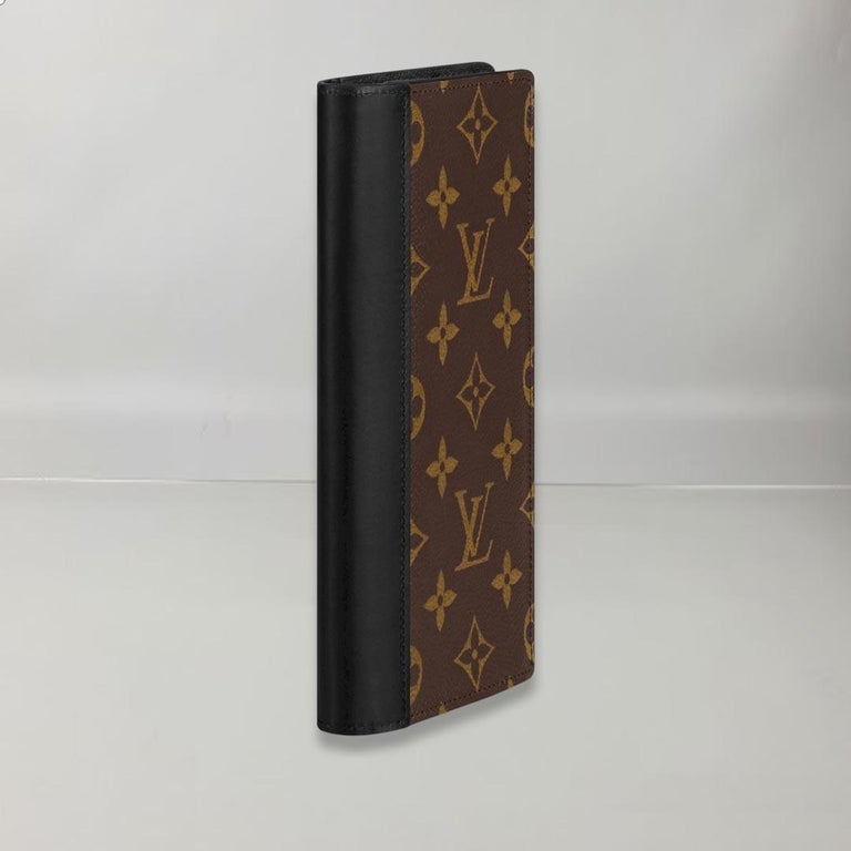 Louis Vuitton Brazza Wallet Monogram Macassar Coated Canvas For Sale at ...