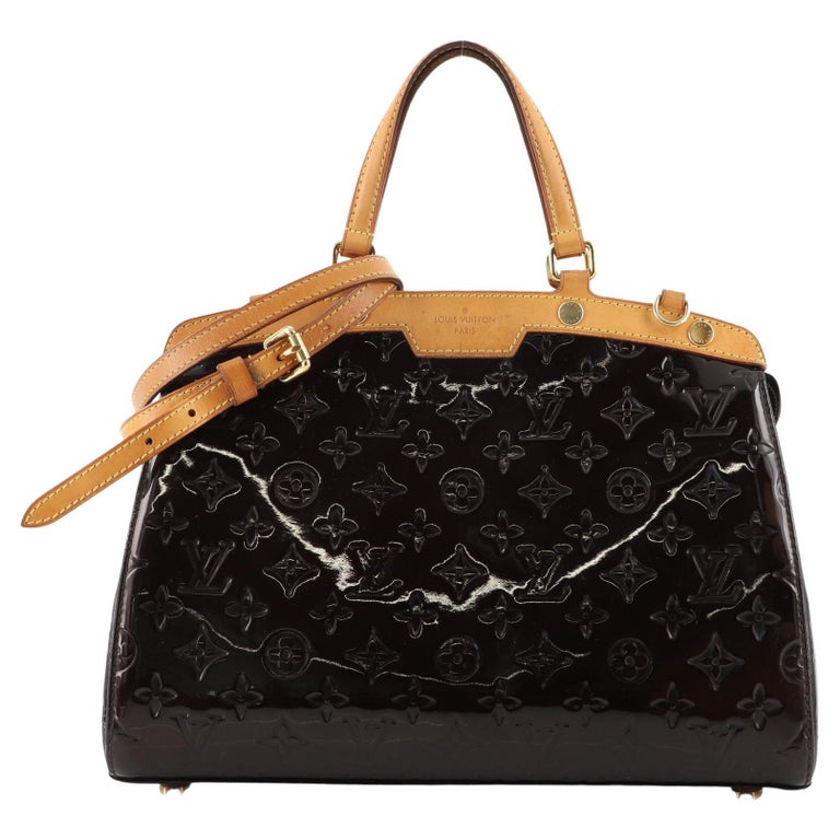 Louis Vuitton Brea Handbag Monogram Vernis MM For Sale at 1stDibs