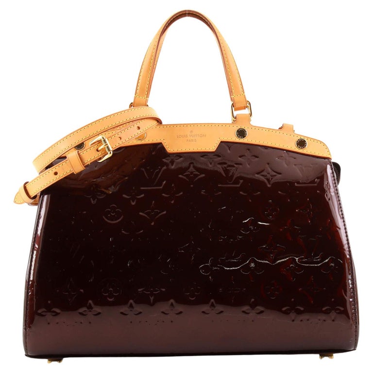 Louis Vuitton Brea Handbag Monogram Vernis MM For Sale at 1stDibs