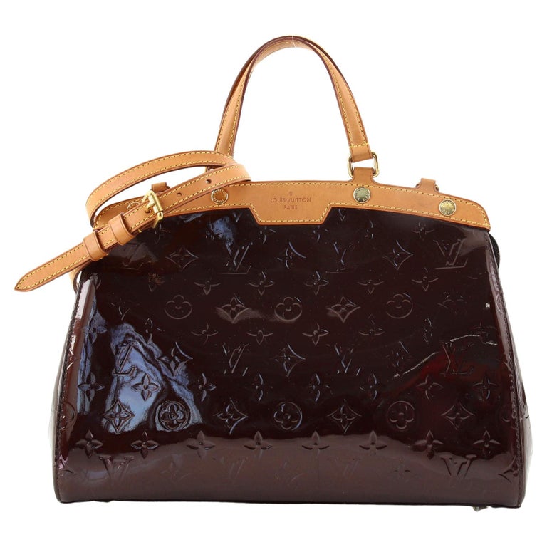 Louis Vuitton Brea Handbag Monogram Vernis MM For Sale at 1stDibs