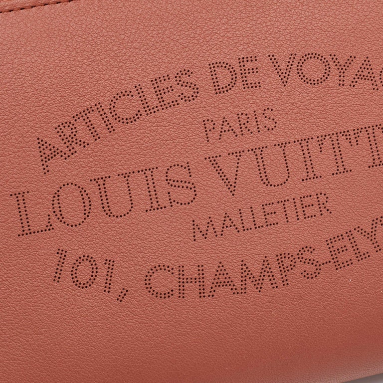 Louis Vuitton Brick Red Leather Article De Voyage Zippy Wallet For Sale ...