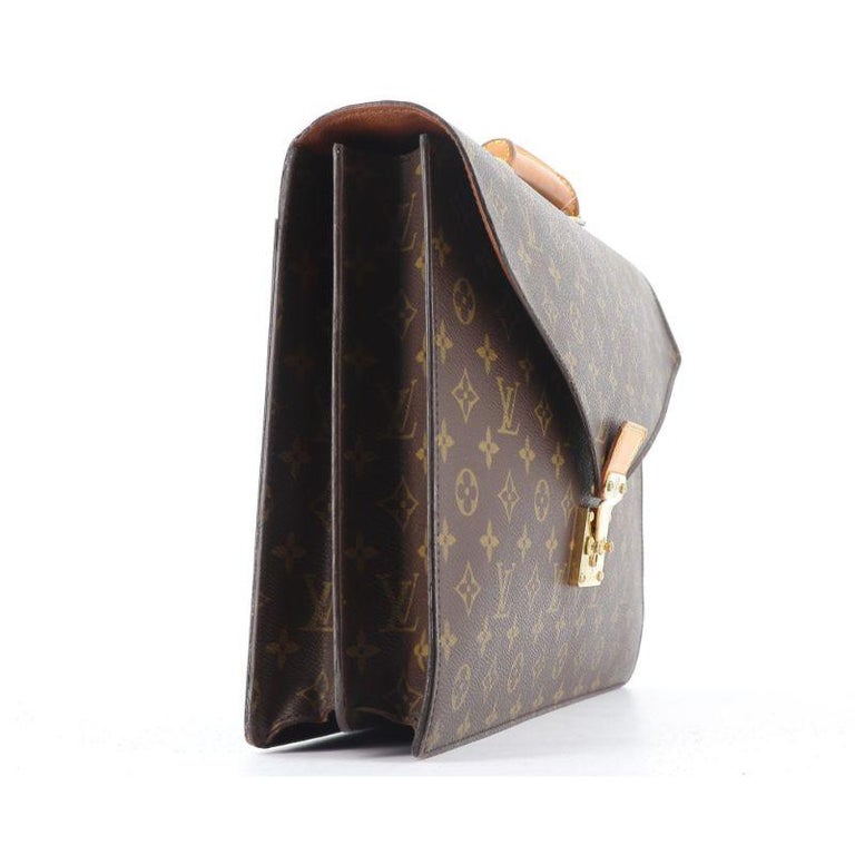 Louis Vuitton Briefcase in Monogram Canvas at 1stDibs