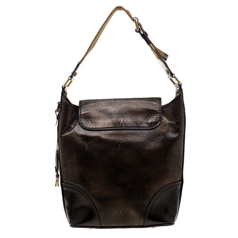 Louis Vuitton Bronze/Dark Brown Monogram Embossed Limited Edition ...