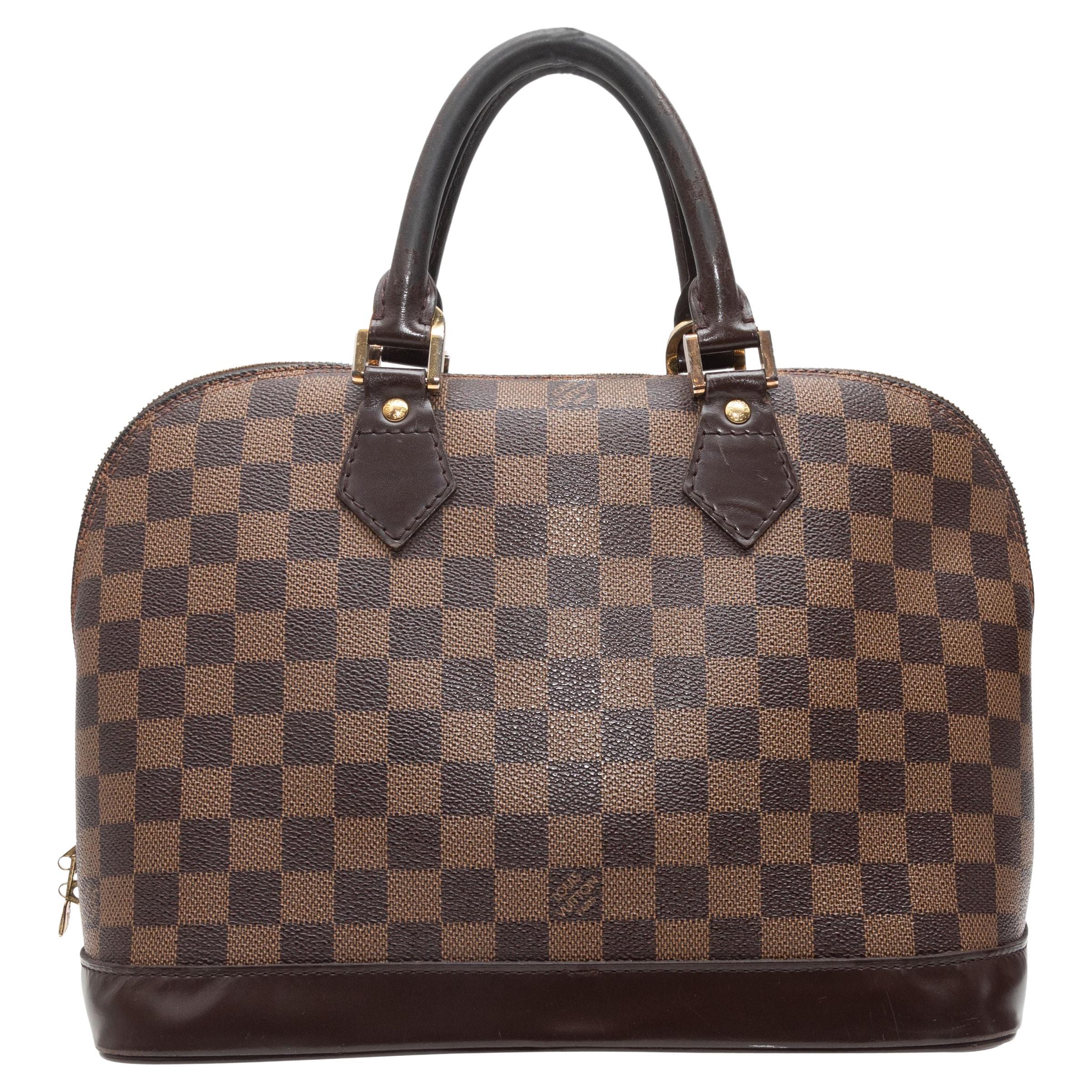 Louis Vuitton Brown Monogram Theda PM Handbag with GHW at 1stDibs ...