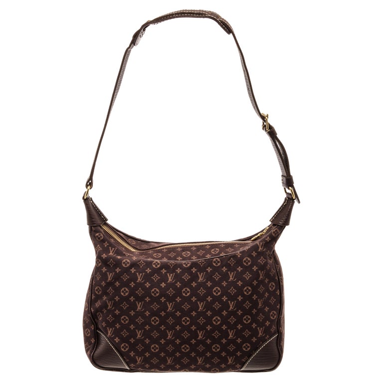 Louis Vuitton Brown Damier Ebene Boulogne Shoulder Bag For Sale at 1stDibs