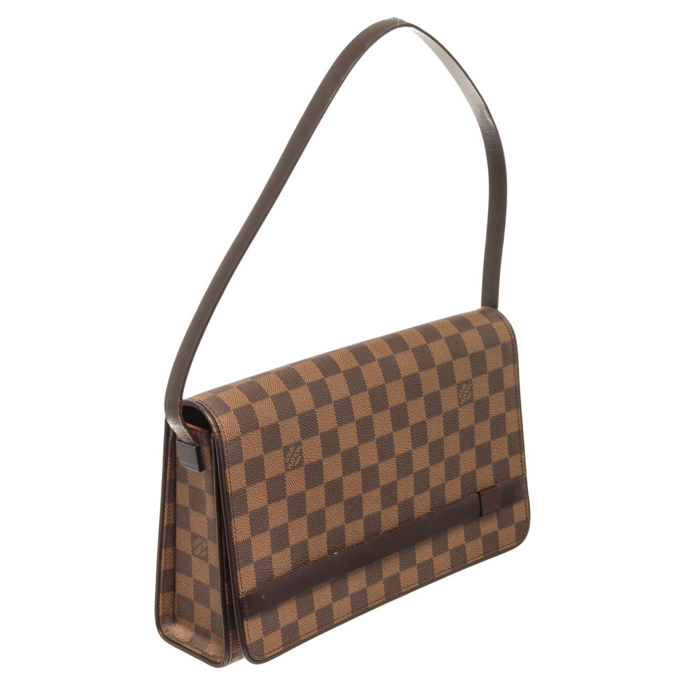 Louis Vuitton Brown Damier Ebène Canvas Tribeca Ron Shoulder Bag For ...