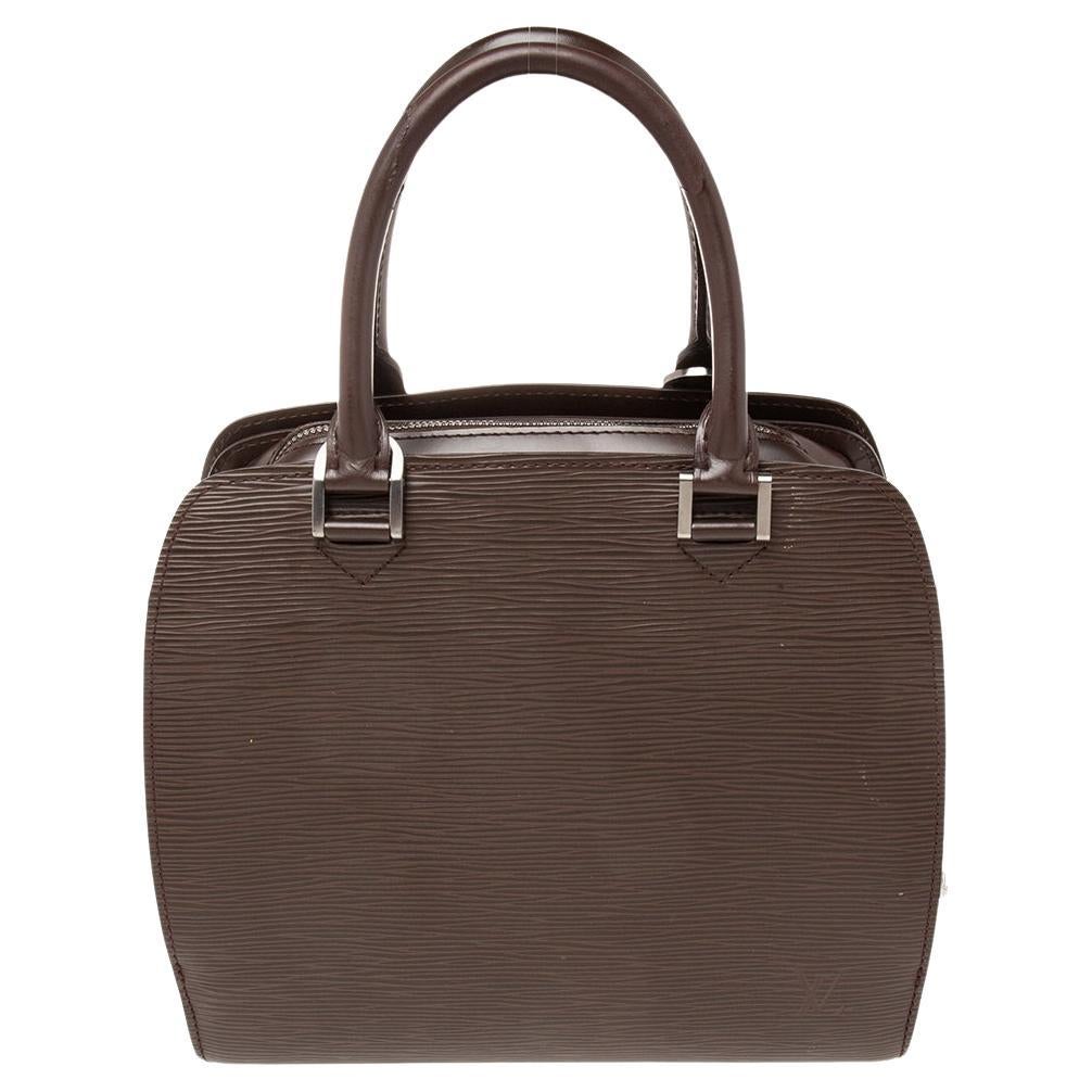 Louis Vuitton Brown Epi Leather Pont Neuf PM Bag at 1stDibs
