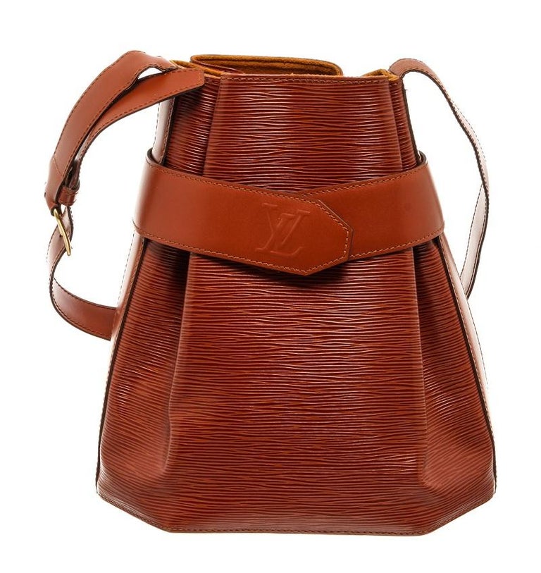 Louis Vuitton Brown Epi Leather Sac D'epaule at 1stDibs
