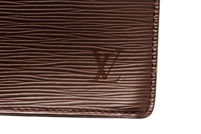 Louis Vuitton Brown Epi Leather Sac Plat PM Tote Bag For Sale at 1stDibs