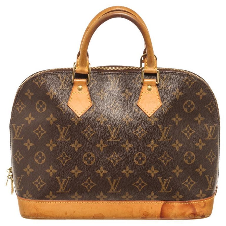 Louis Vuitton Brown Monogram Alma Bag For Sale at 1stDibs