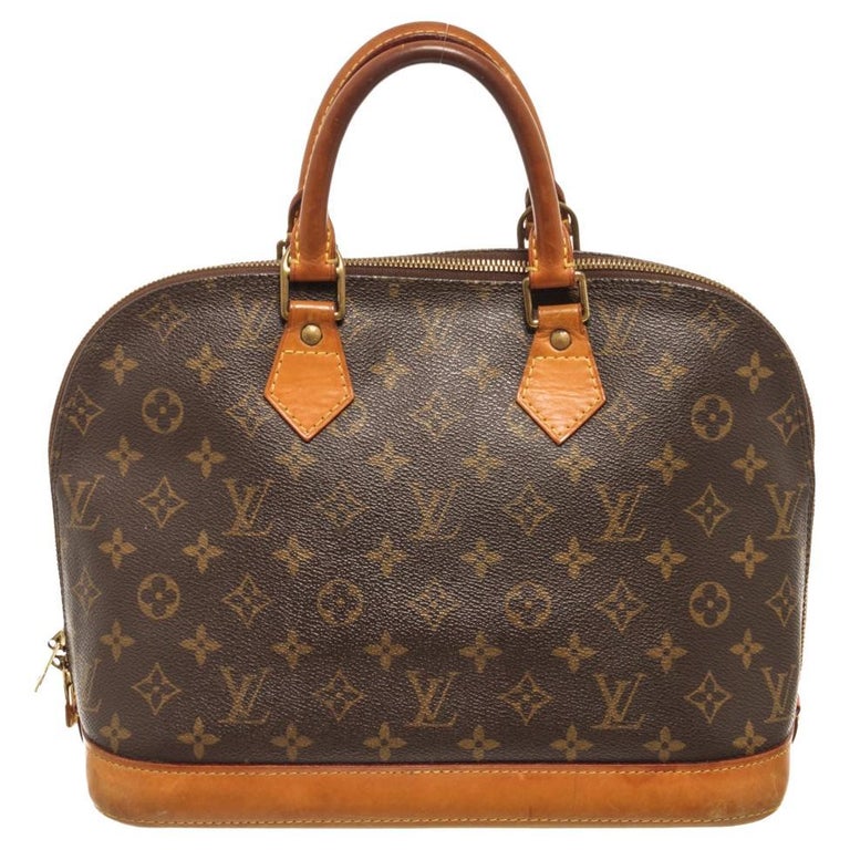 Louis Vuitton Brown Monogram Alma PM Bag For Sale at 1stDibs