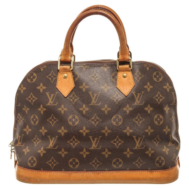 Louis Vuitton Brown Monogram Alma PM Bag For Sale at 1stDibs