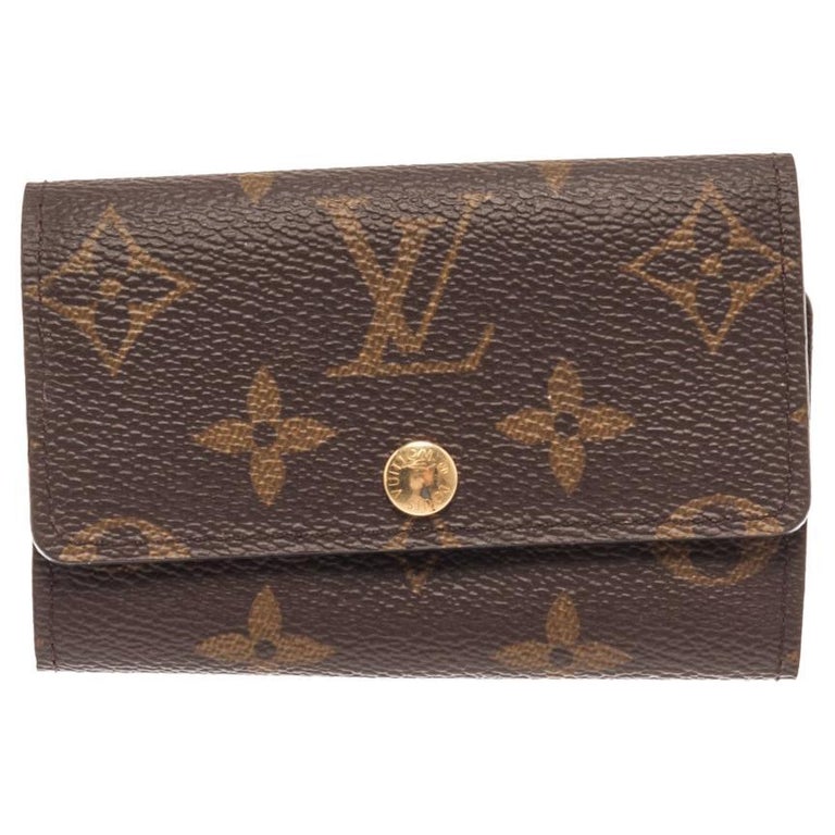 Louis Vuitton Brown Monogram Canvas 6 Key Holder For Sale at 1stDibs