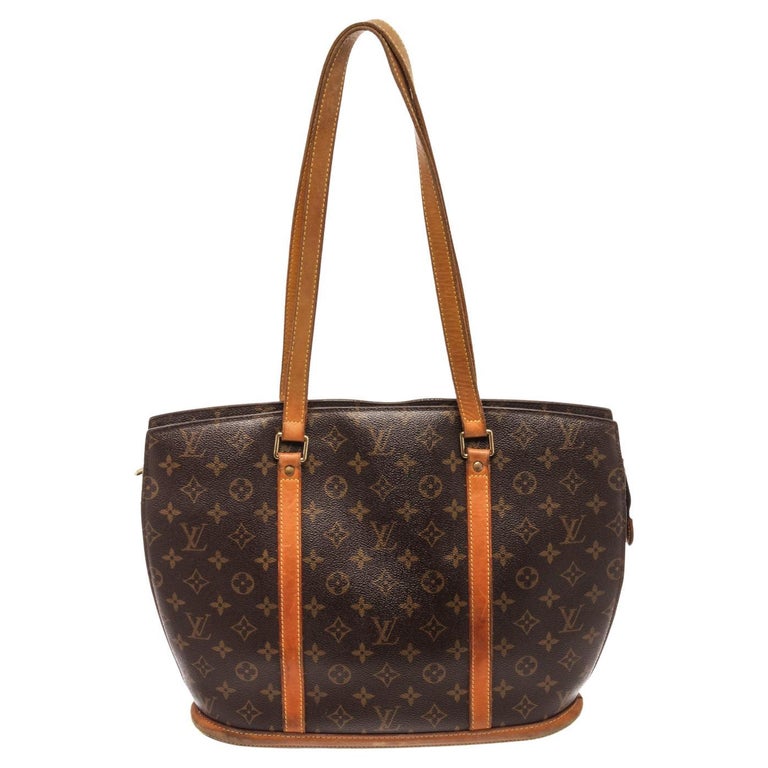 Louis Vuitton Brown Monogram Canvas Babylone Tote Bag For Sale at 1stDibs