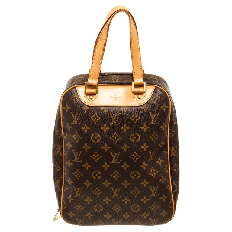 Louis Vuitton Brown Monogram Canvas Excursion Handbag For Sale at 1stDibs