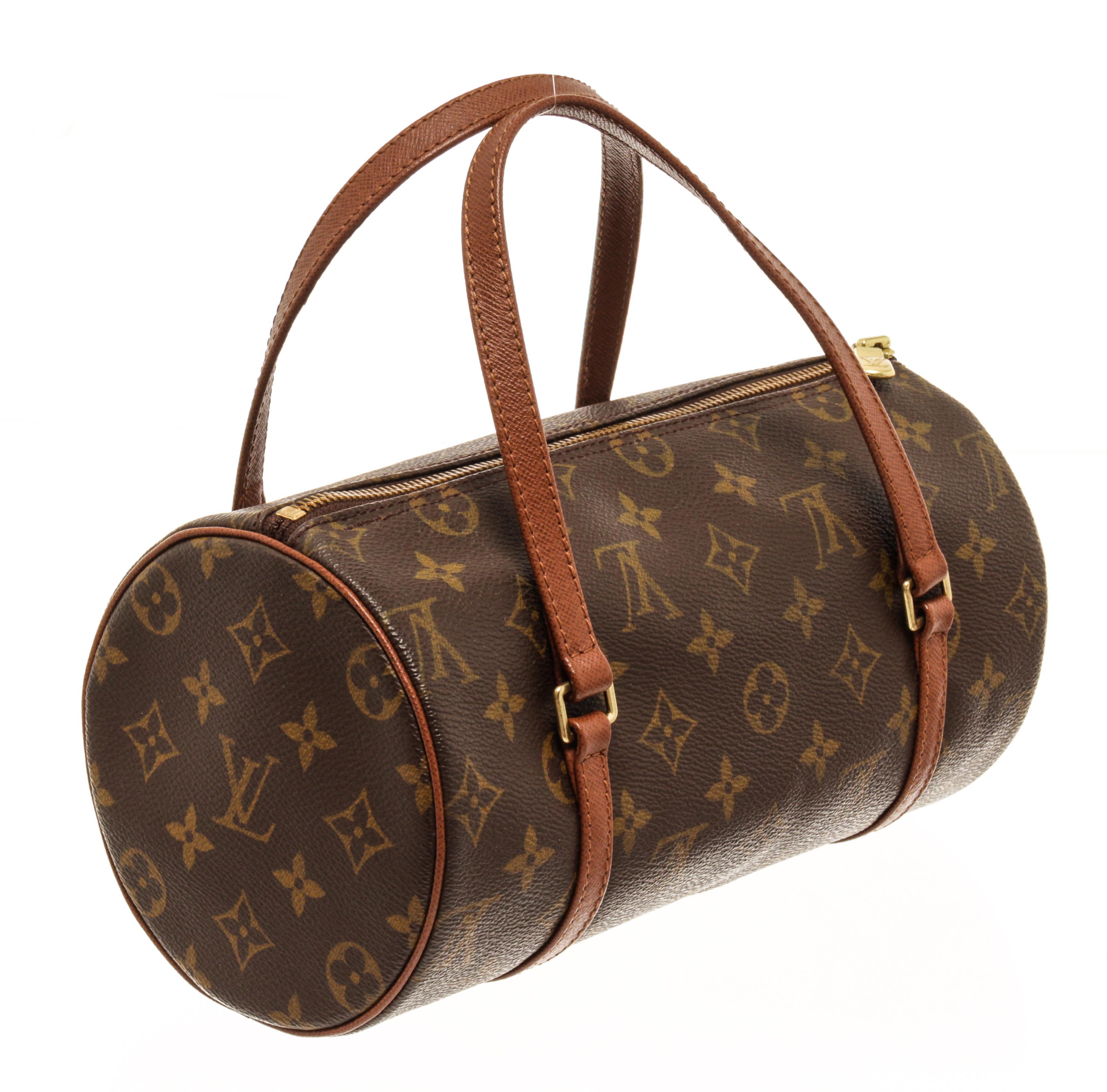 Louis Vuitton Brown Monogram Canvas Papillon 26 Shoulder Bag at 1stDibs ...
