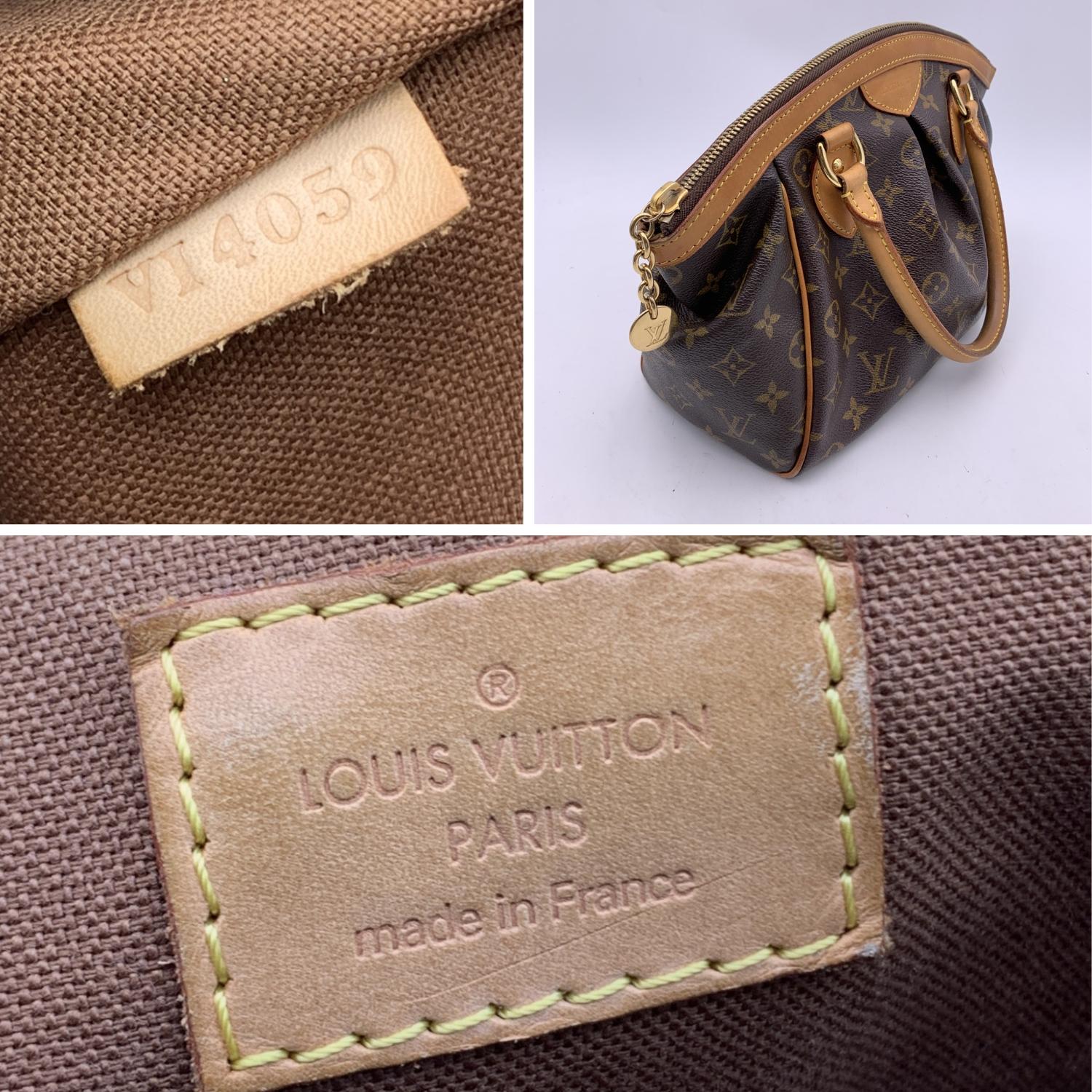 Louis Vuitton Brown Monogram Canvas Tivoli PM Satchel Bag For Sale at ...